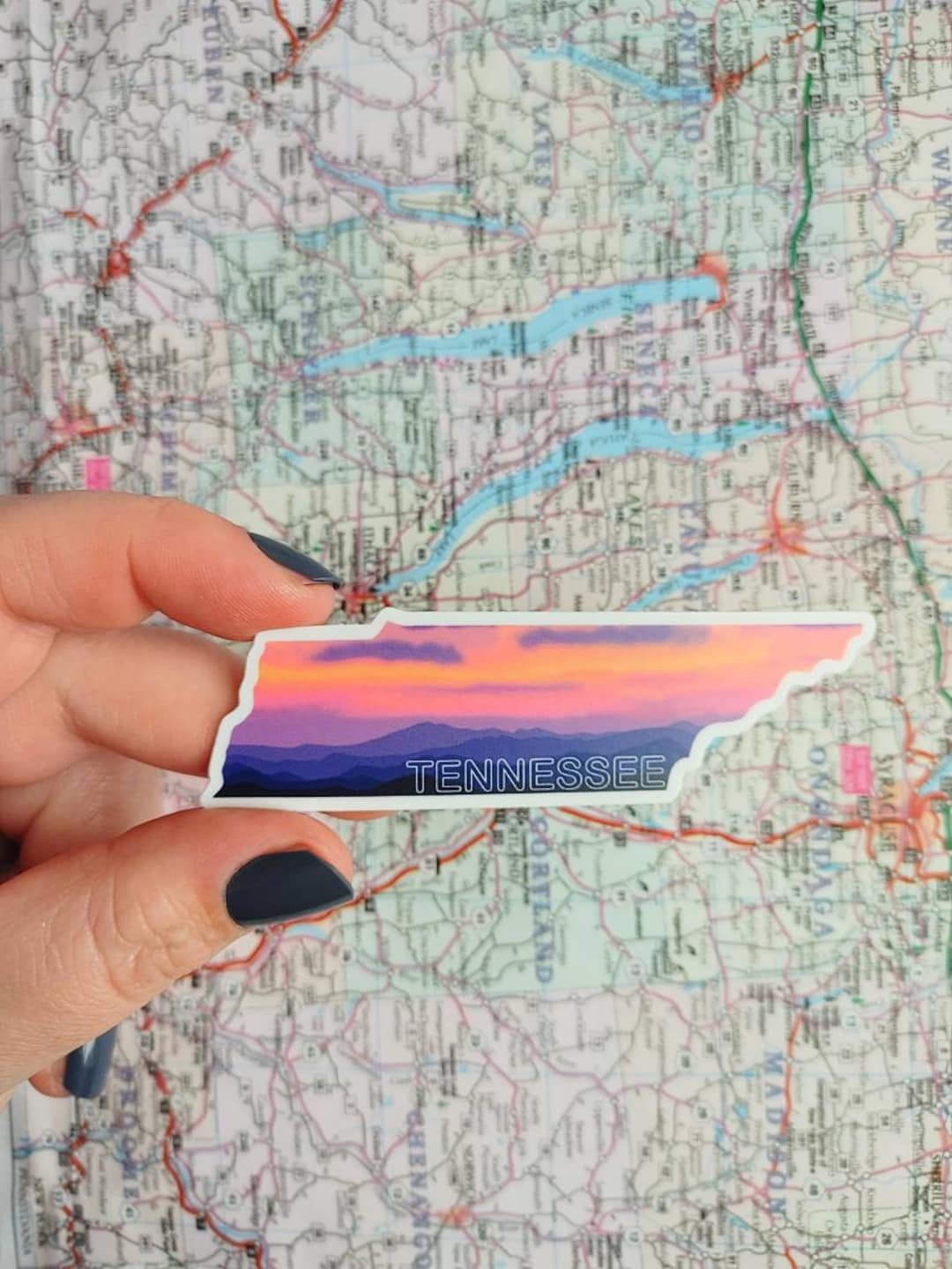 Tennessee State Sticker - Tennessee Sticker - TN Sticker - State ...