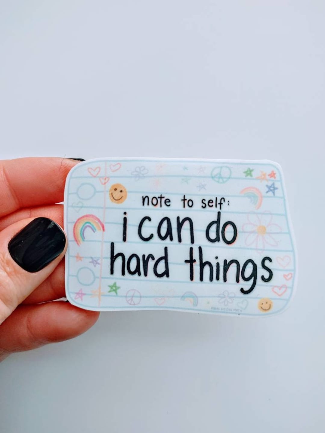 I Can Do Hard Things Sticker - Colorful Sticker - Waterproof Sticker ...