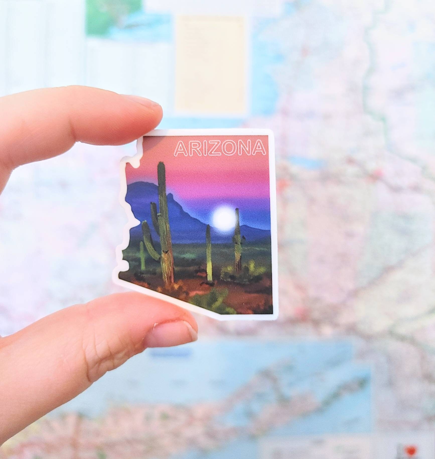 Arizona Sticker Arizona State Sticker Mini stickers | Etsy