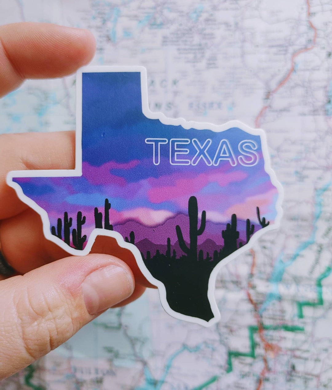 Texas Sticker - Texas State Sticker - Texas State Outlines - Texas ...