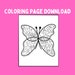 Butterfly Affirmation Coloring Page - Butterfly Theme Coloring Activity ...