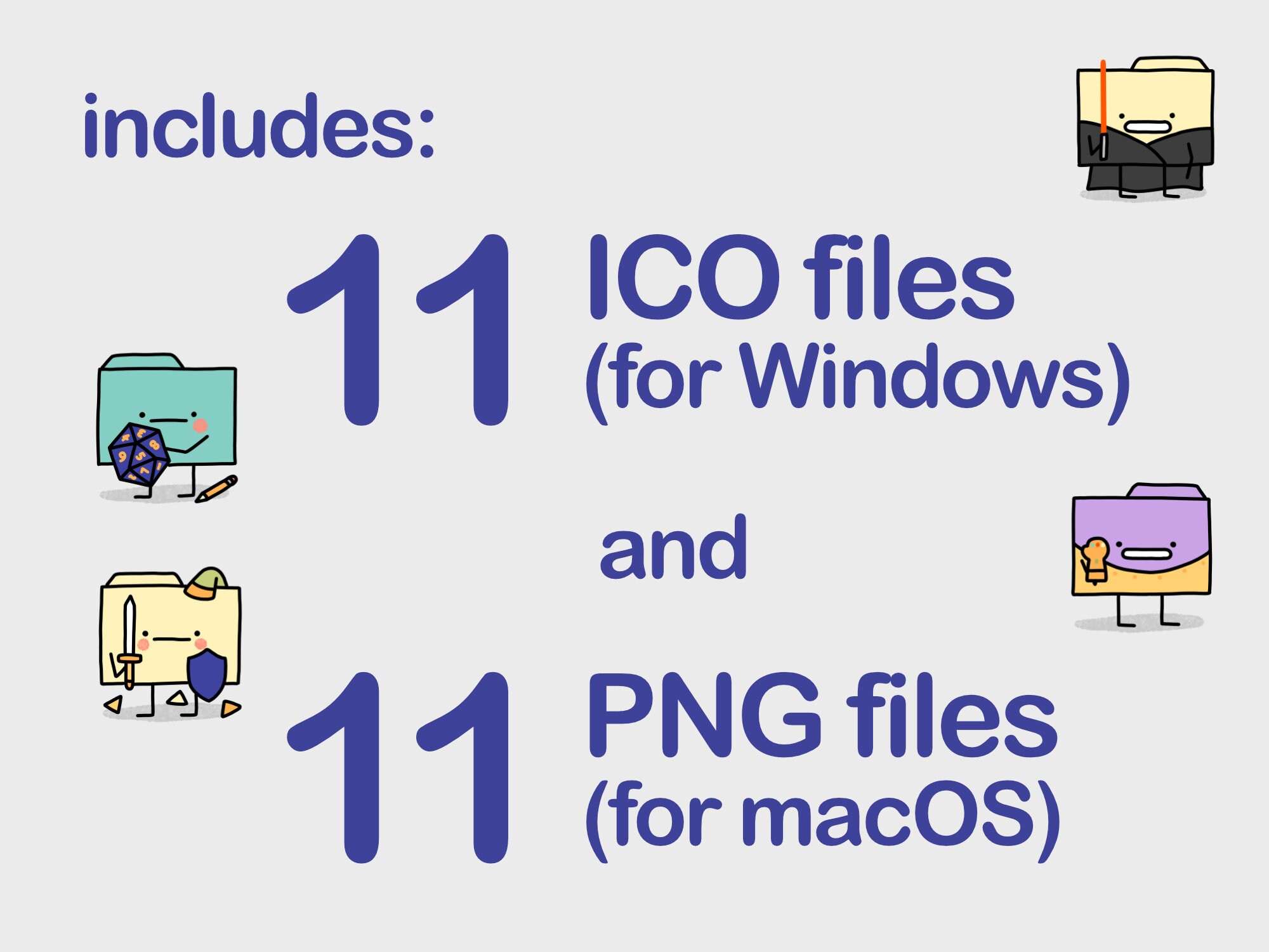 Geek Culture Theme Folder Icons Cute Custom Desktop Macos Windows Home ...