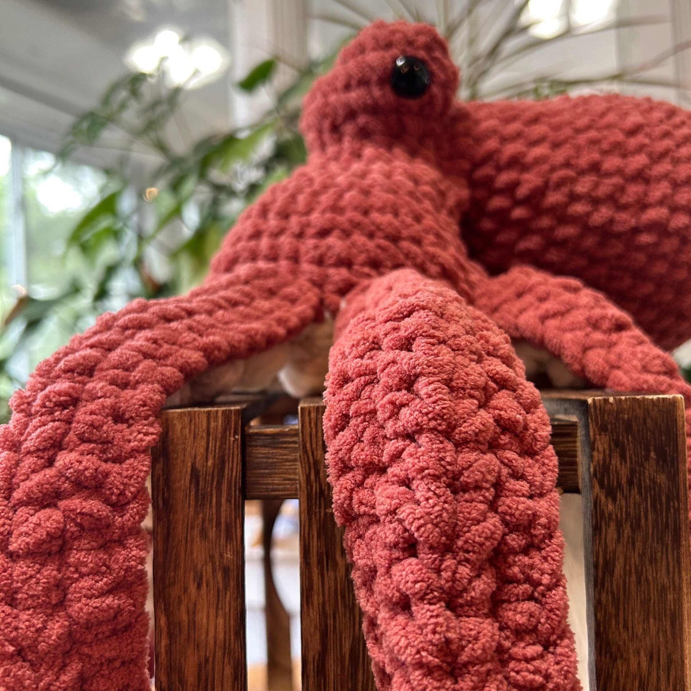 Giant Octopus Crochet Plushie Amigurumi | Realistic With Detailed ...
