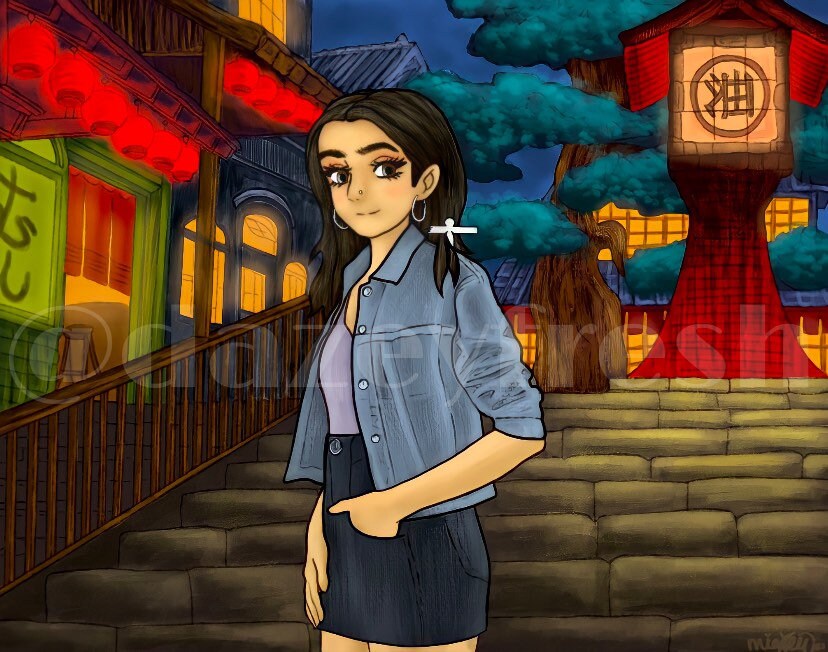 COMMISSION Studio Ghibli Portrait Print or Digital Copy | Etsy