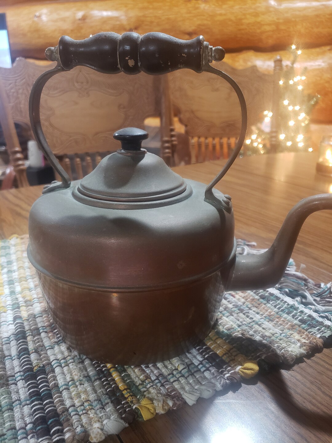 Antique Copper Teapot - Etsy