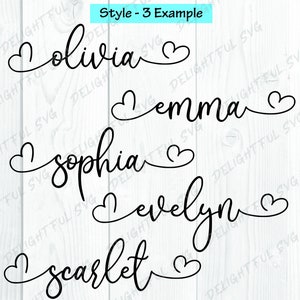 Custom Name SVG, Custom Text, Custom Word SVG Cutting Files for ...