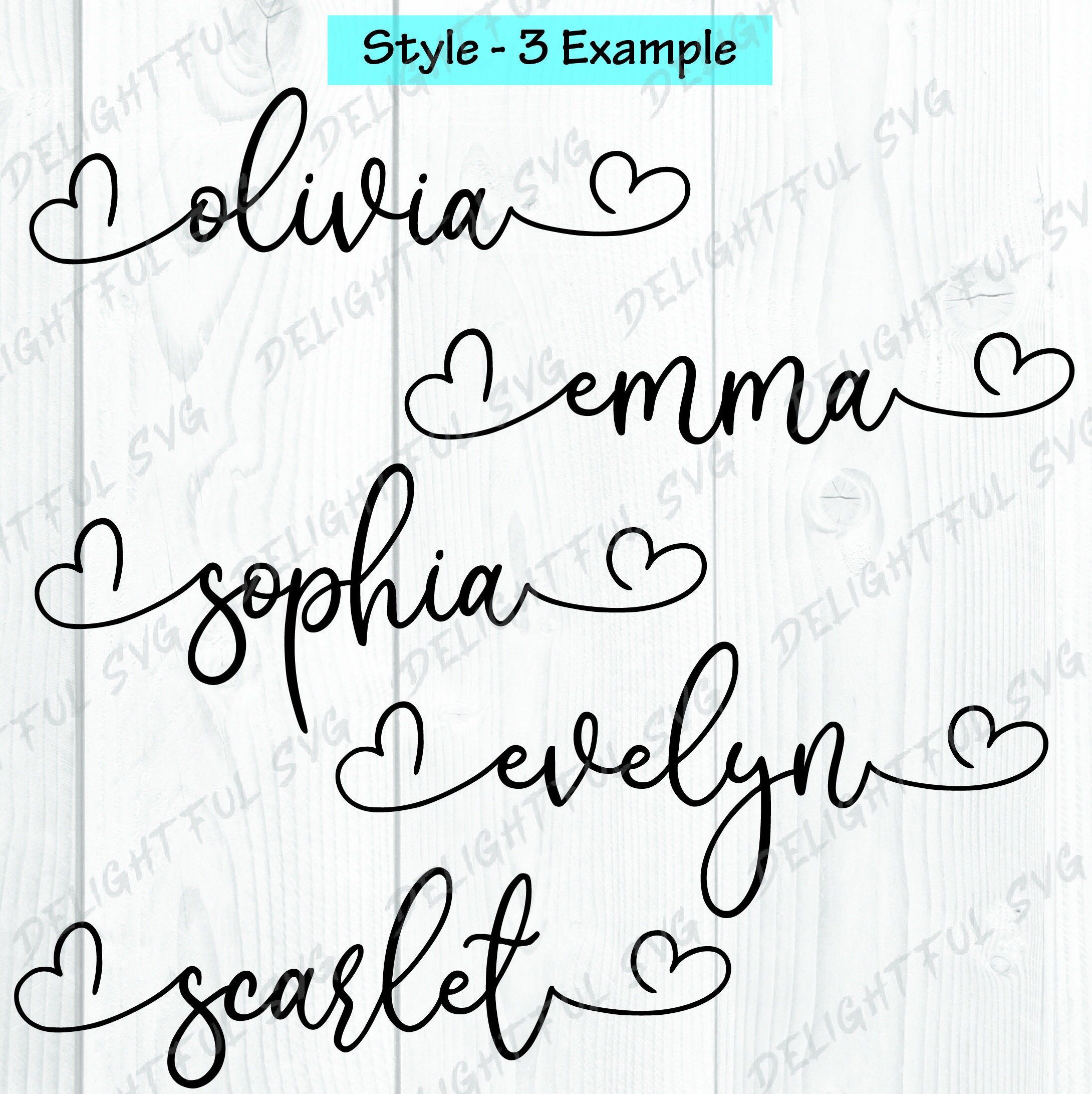 Custom Name SVG Custom Text Custom Word SVG Cutting Files | Etsy