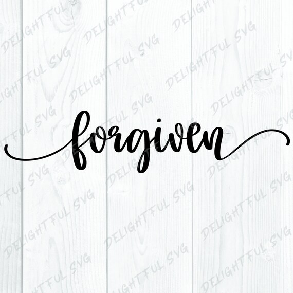 Forgiven SVG Easter SVG Jesus SVG Cutting Files for | Etsy