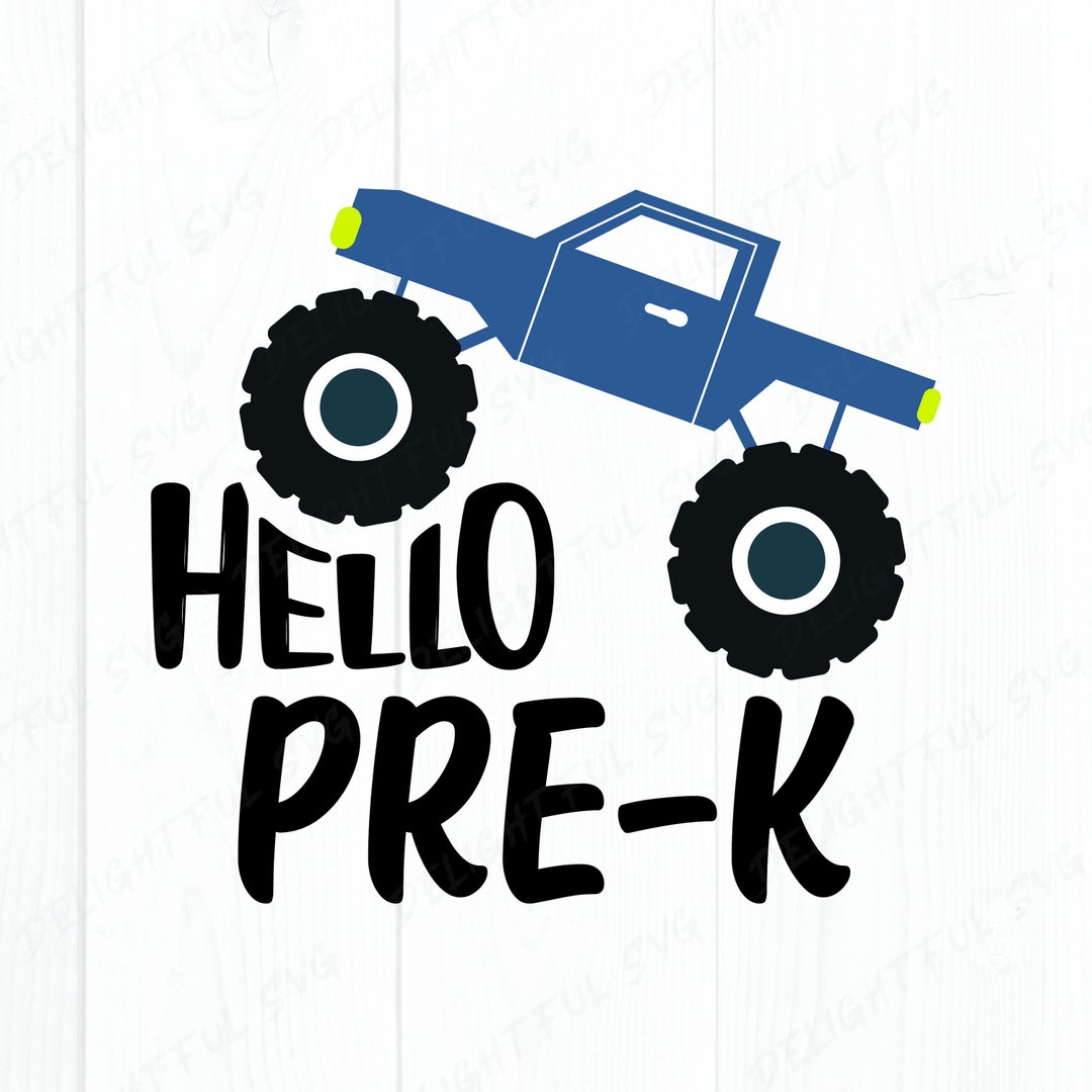 First Day of Preschool Svg, Hello Pre-k SVG, Boys Shirt Svg,hello ...