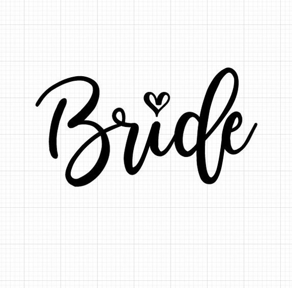 Bride Svg Groom Svg Cut File Silhouette Svg Cutting Files Etsy