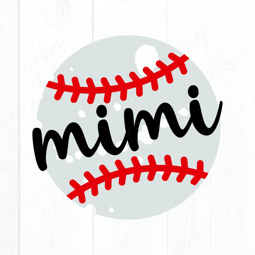Baseball Mimi Svg, Grandma Svg, Baseball Svg, Funny Baseball Mimi Shirt ...