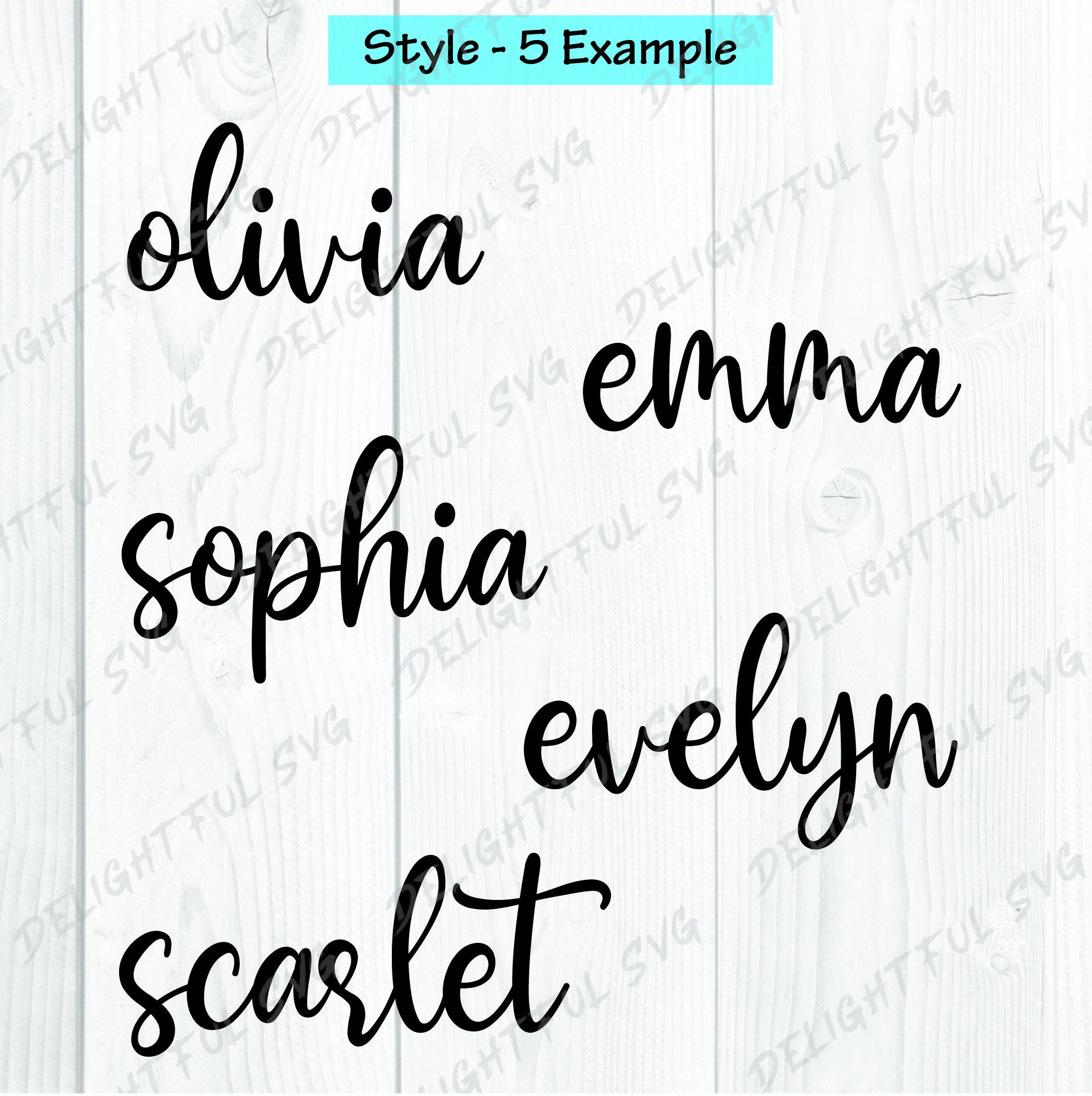 Custom Name SVG Custom Text Custom Word SVG Cutting Files | Etsy