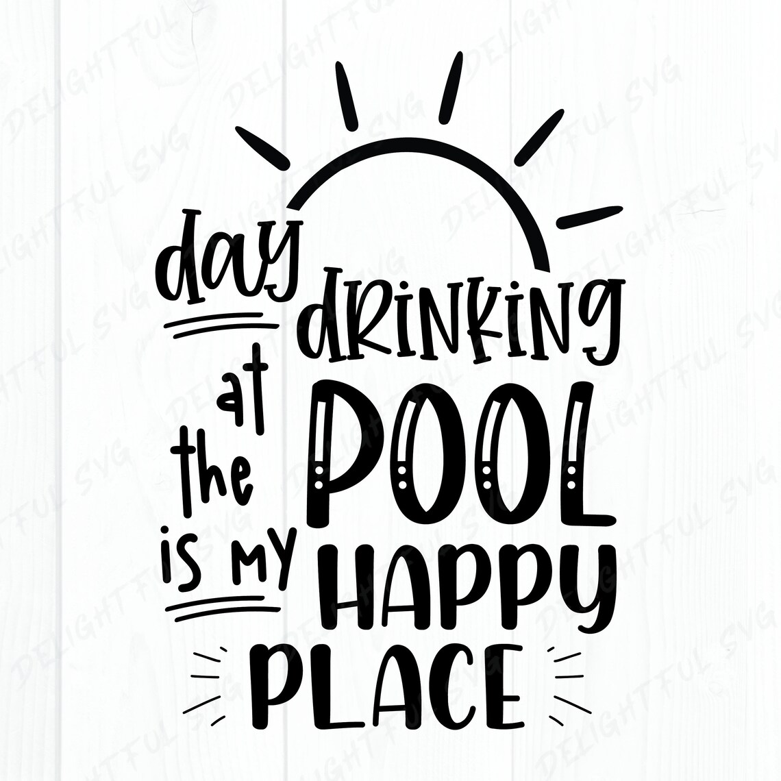 Day Drinking SVG, Pool Svg, Summer Svg, Funny Svg for Shirts, Alcohol ...