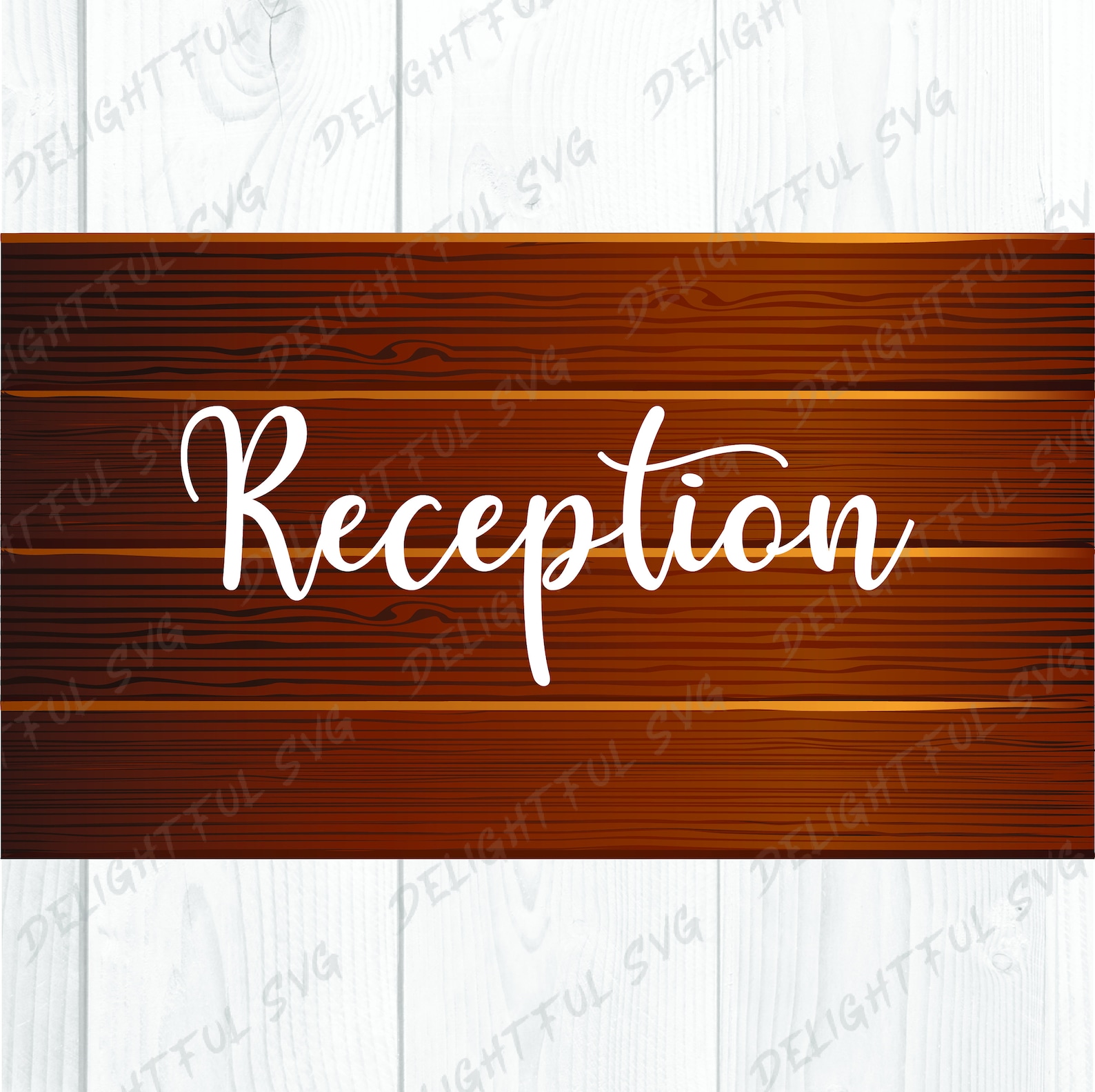 Wedding Svg Reception Svg Reception Sign Svg Wedding Sign | Etsy