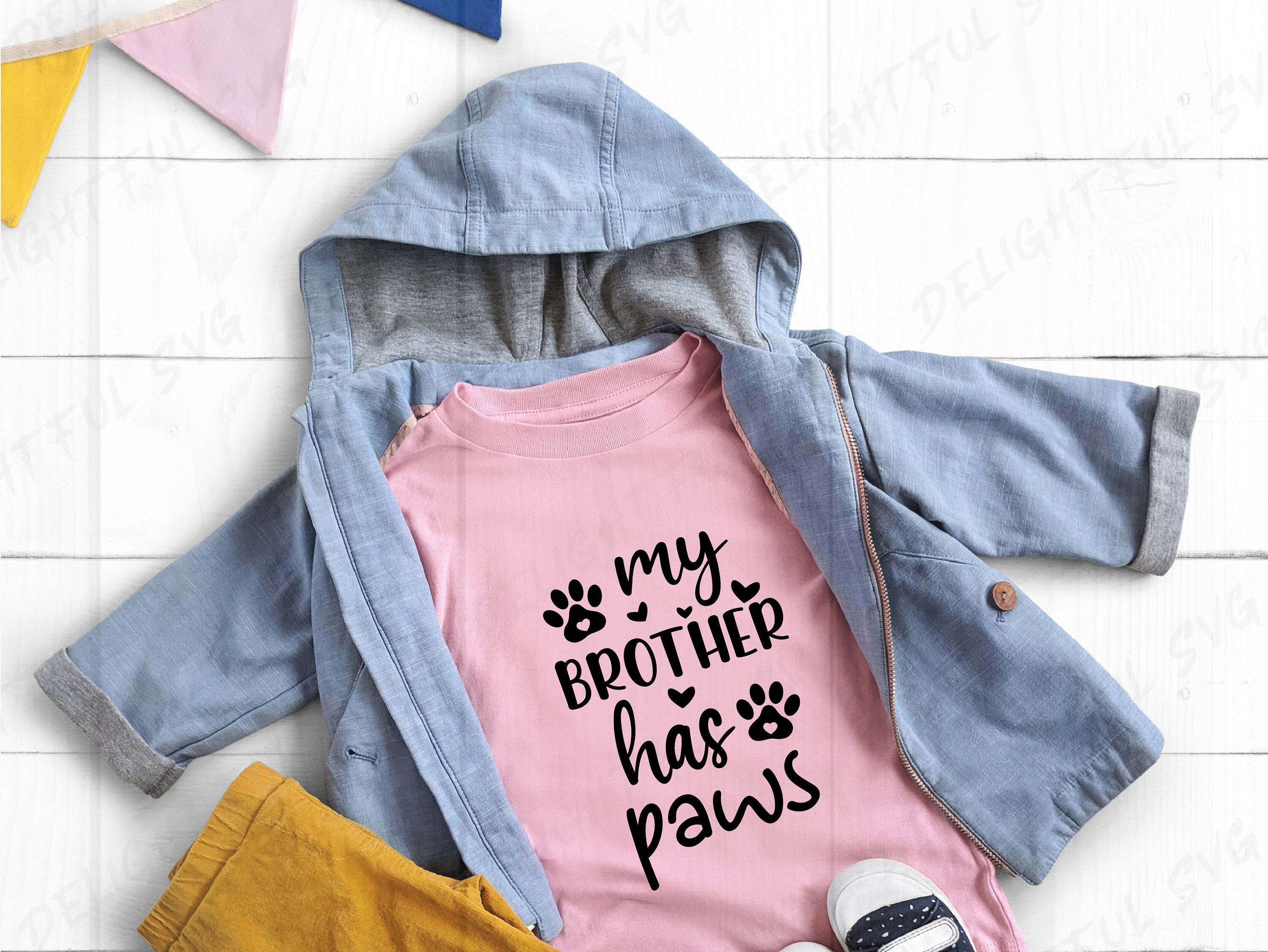 My Brother Has Paws SVG, Every Dog Needs A Baby SVG, Dog Lover SVG, Dog ...