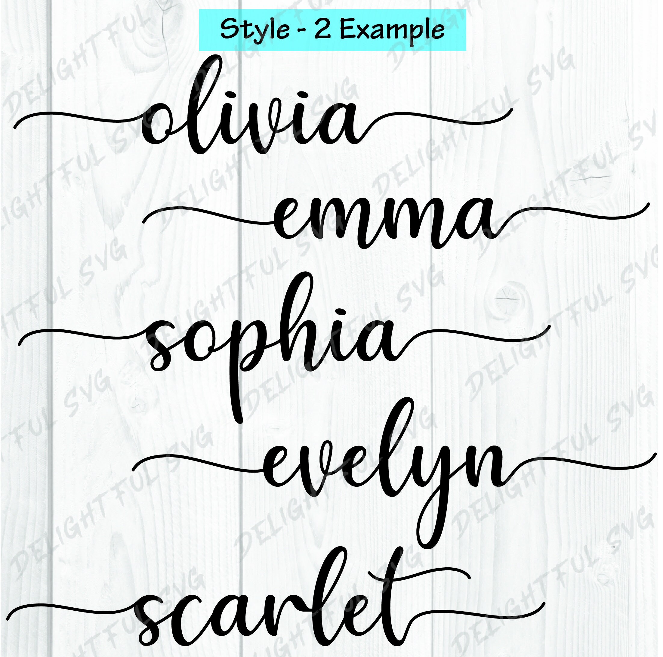 Custom Name SVG Custom Text Custom Word SVG Cutting Files | Etsy