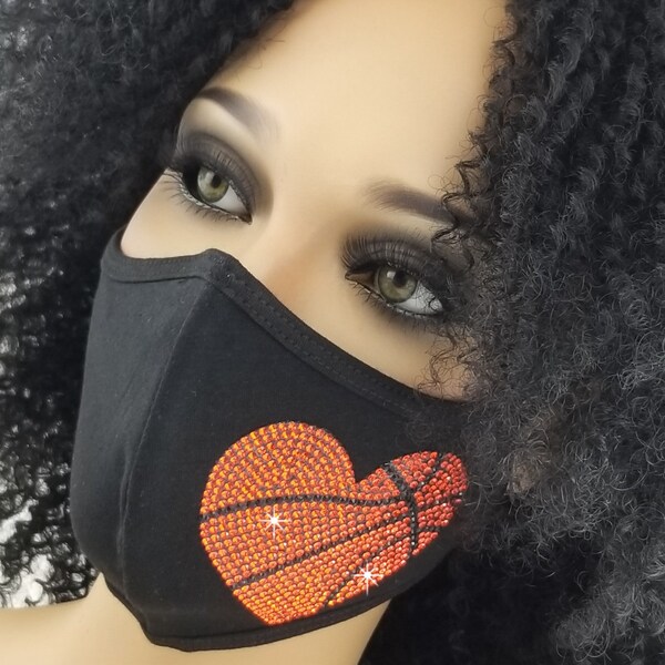 Basketball Face Mask - Etsy