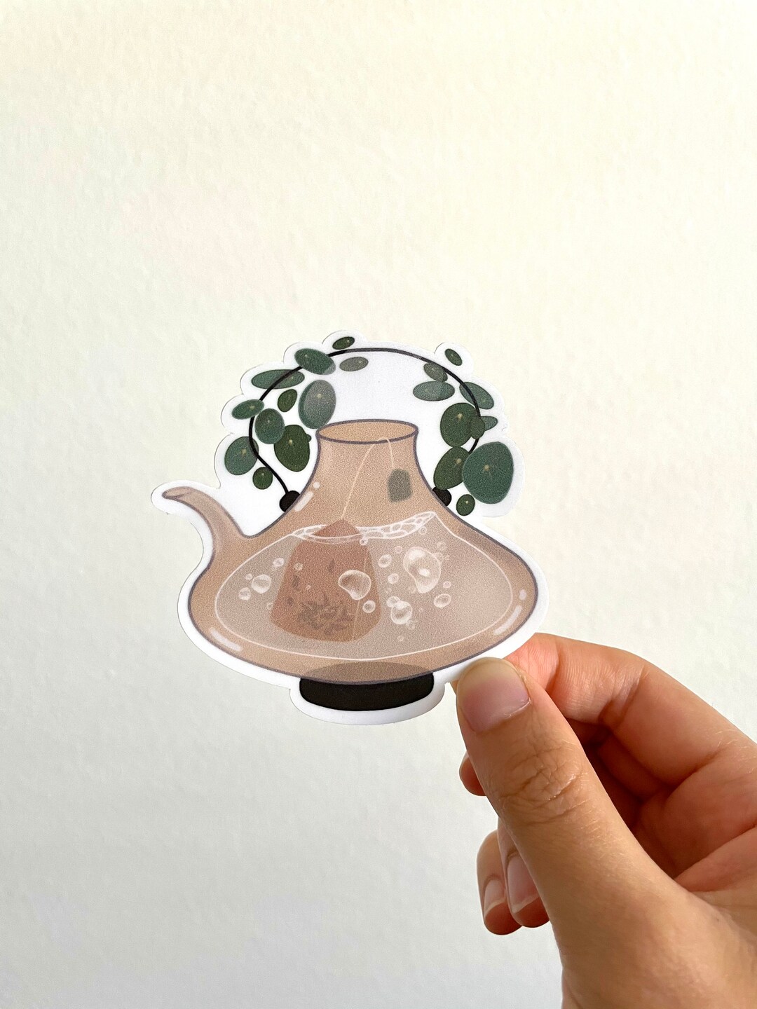 Tea Matte Waterproof Weatherproof Sticker - Etsy
