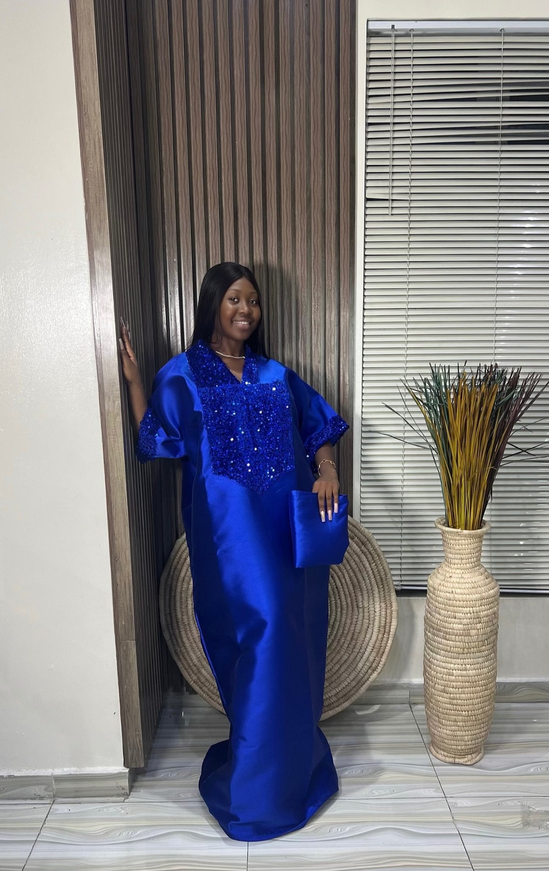 Sequin Mikado Bubu Dress: African Kaftan Party Gown - UK 8-20 - Etsy