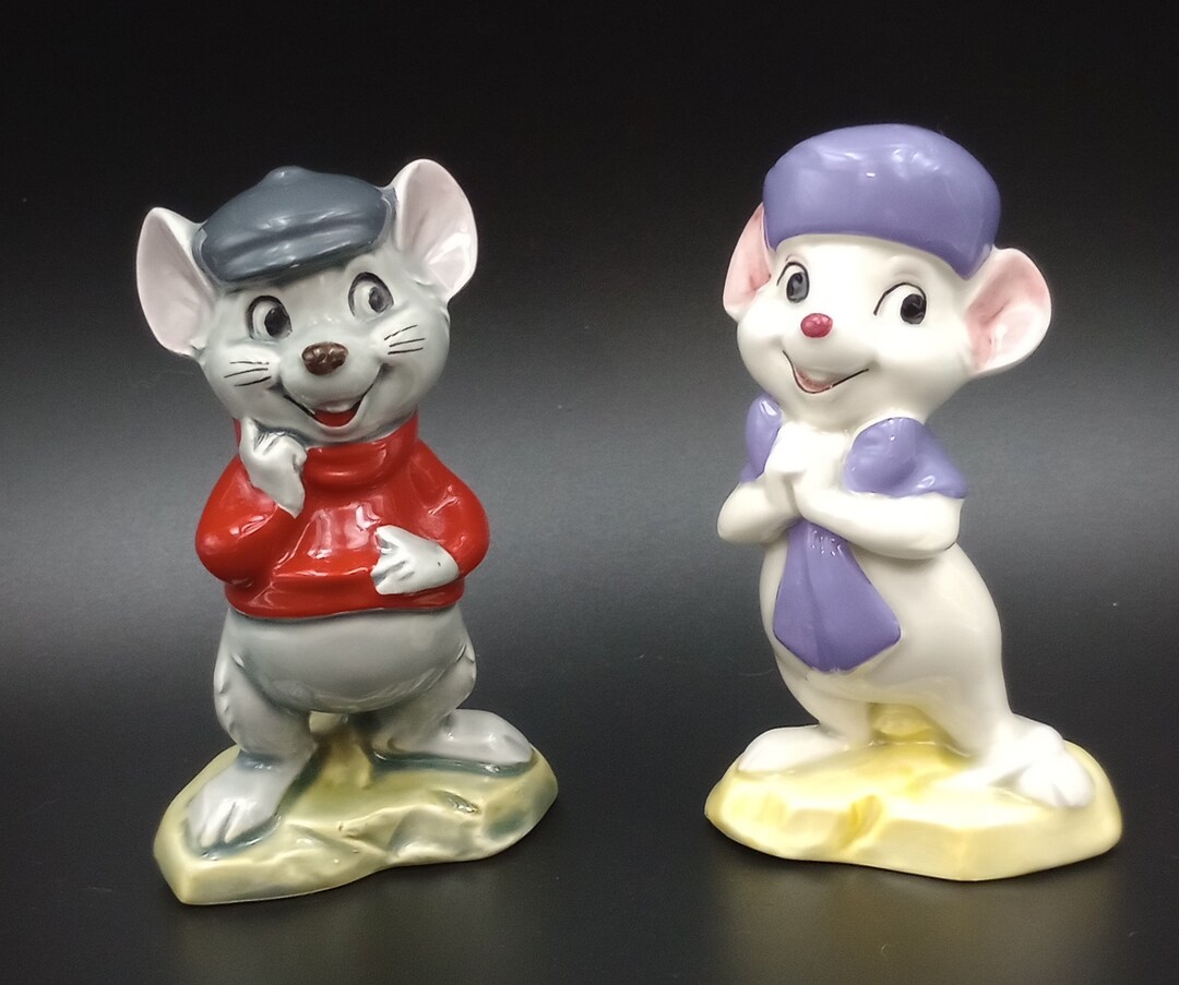Disney's the Rescuers Vintage BERNARD & MISS BIANCA Mice - Etsy