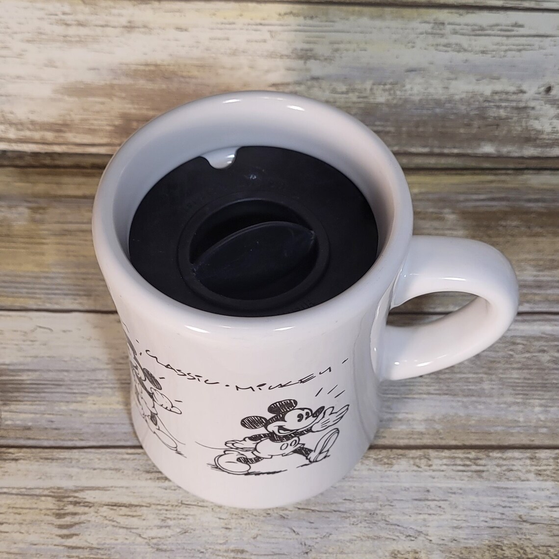 Vintage Disney Store Mickey Mouse Highwave Big Classic Ceramic Coffee ...