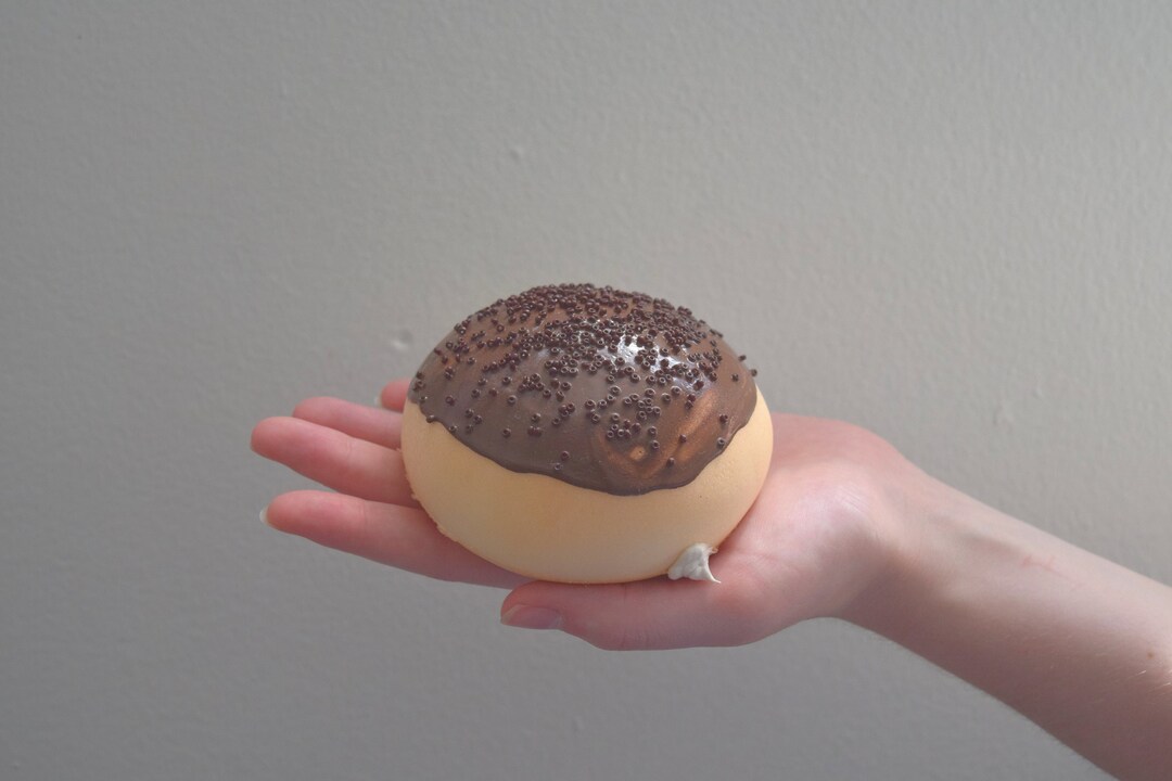 Double Chocolate Handmade Bun Squishy Toy - Etsy