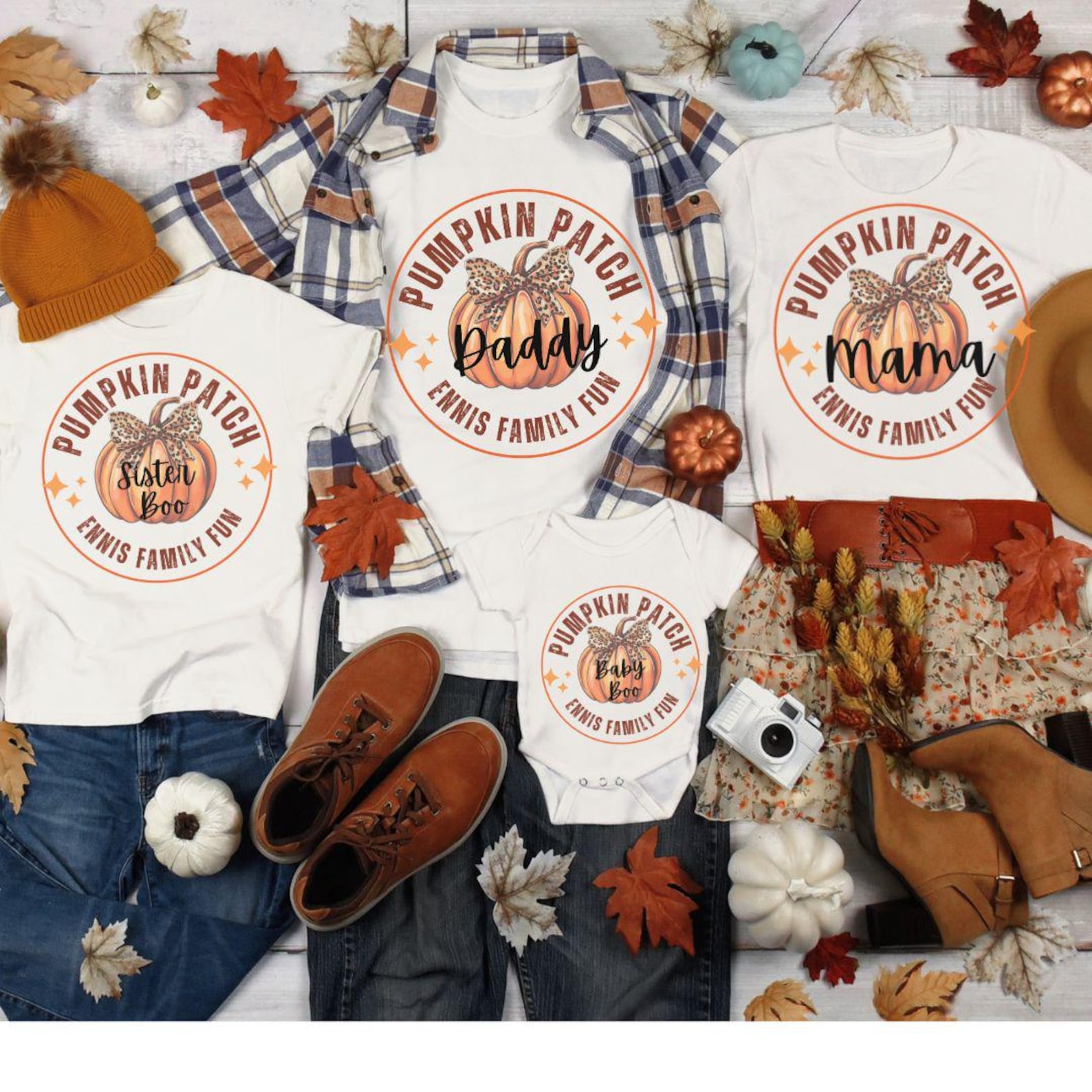 Fall Family Shirts, Personalized for Pumpkin Patch and Fall Family ...