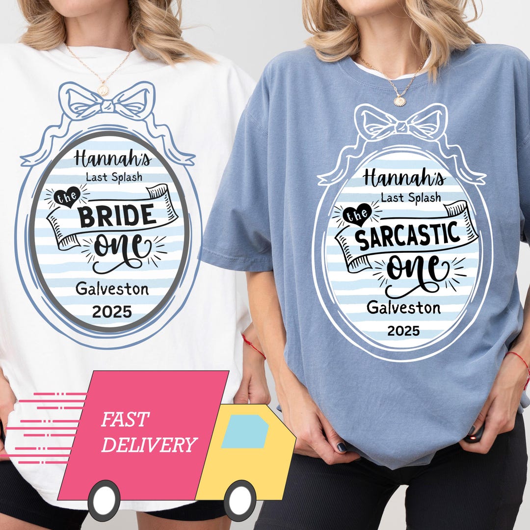 Personalized Bachelorette Party Pool Shirts, Last Splash Bachelorette T ...