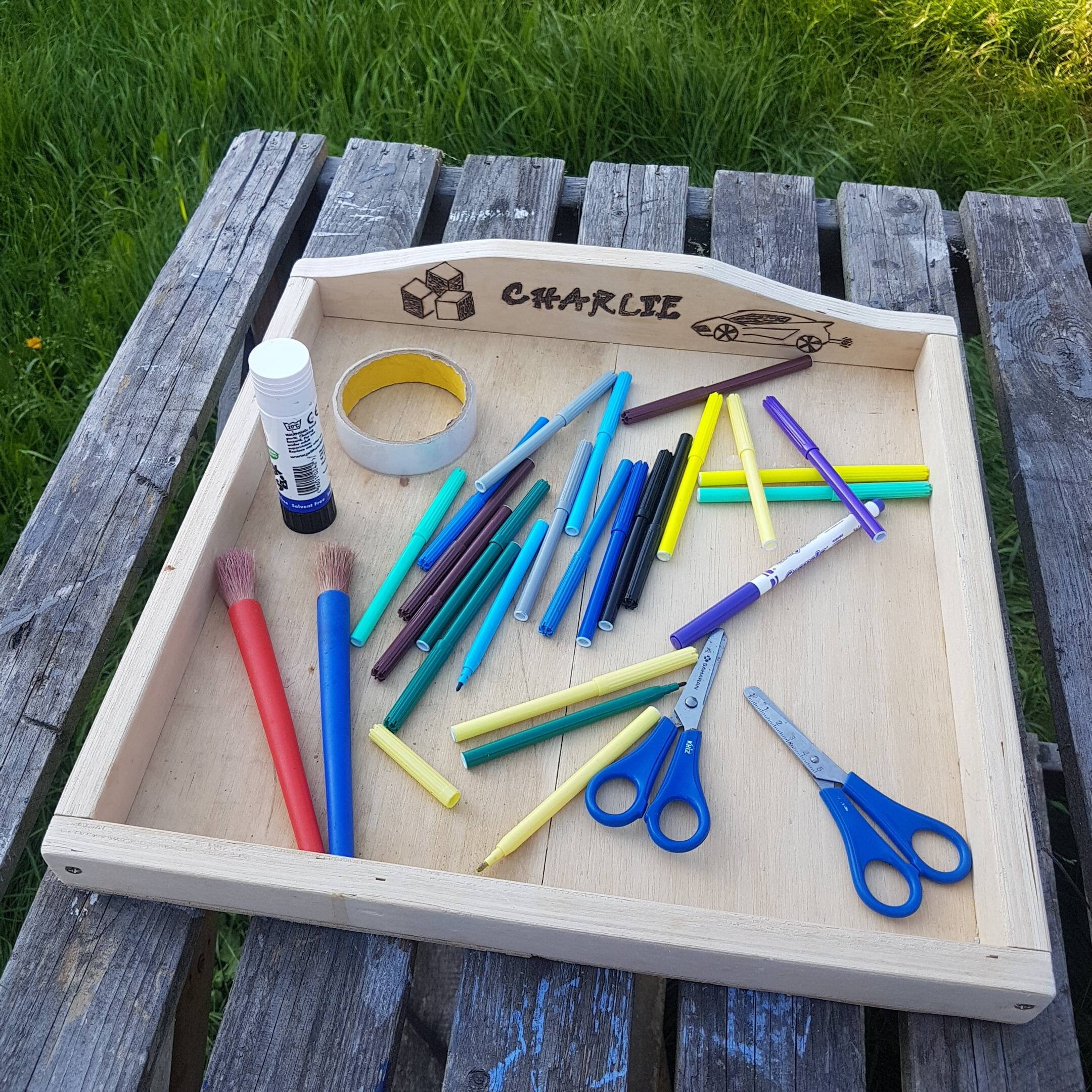 Personalised Kids Toy Tray Personalised Gift | Etsy