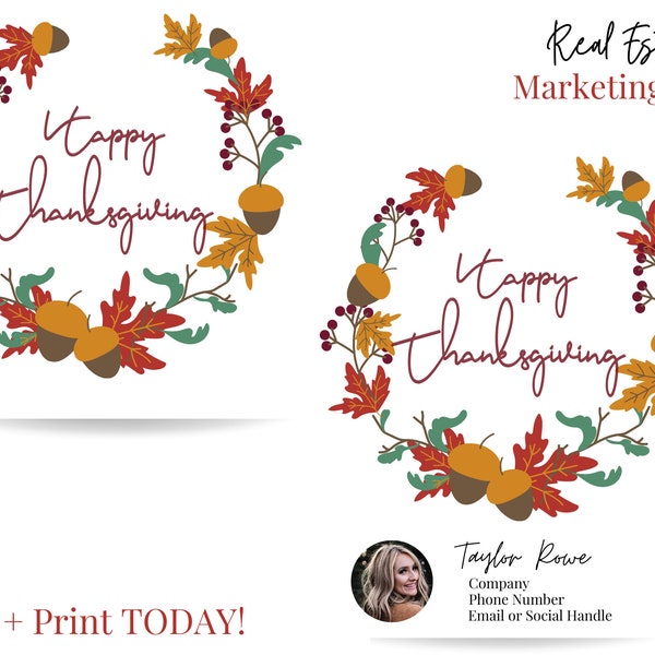 Realtor Thanksgiving - Etsy