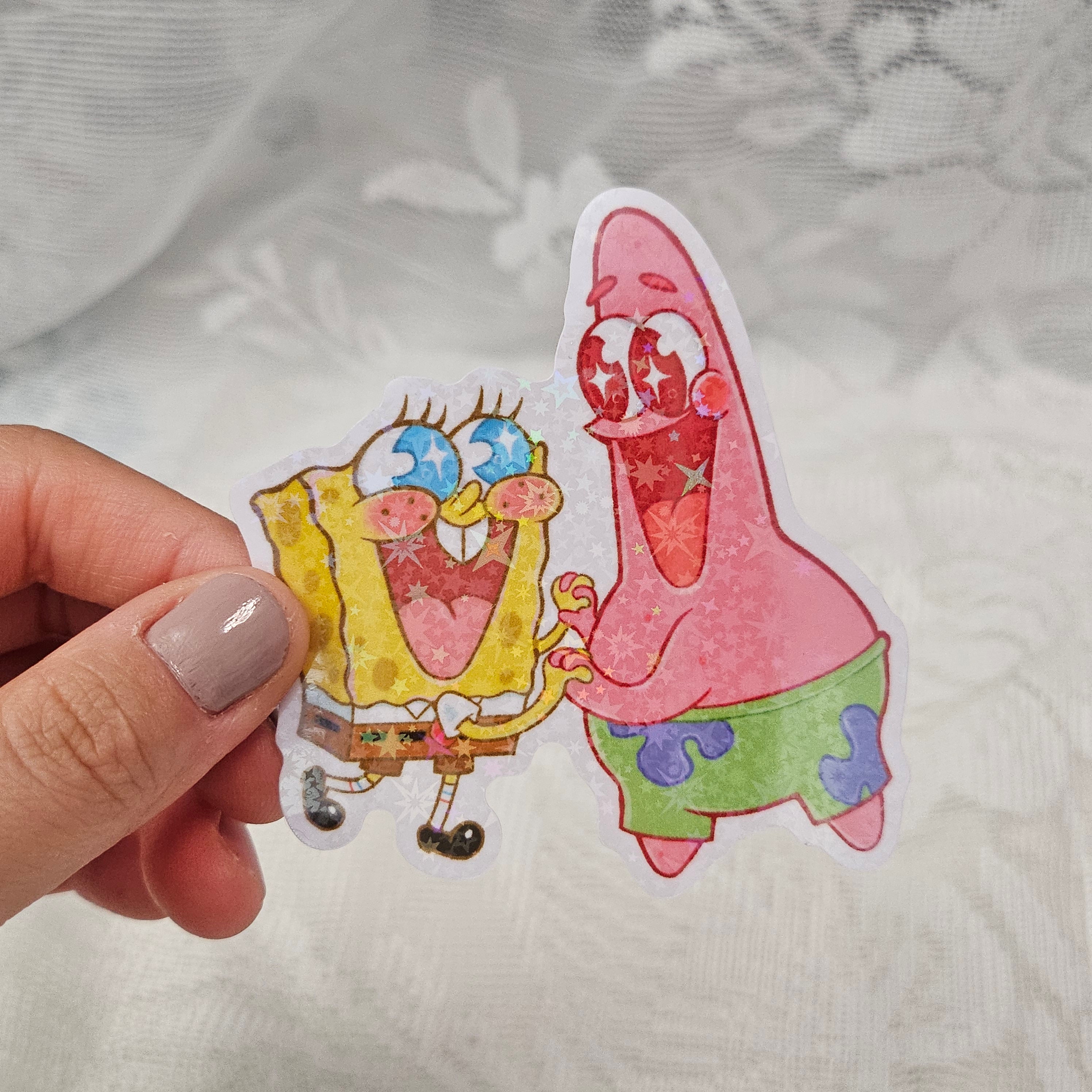Yellow Sponge Boy & Friends Stickers - Etsy