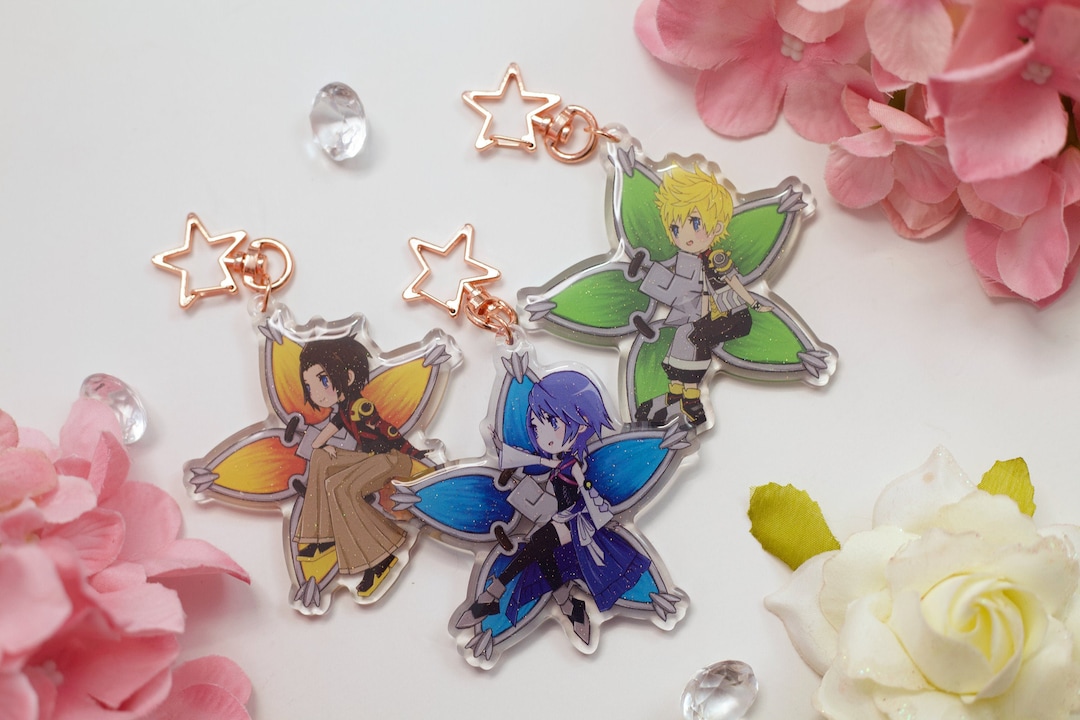 Kingdom Hearts Charms || Wayfinder Trio - Etsy