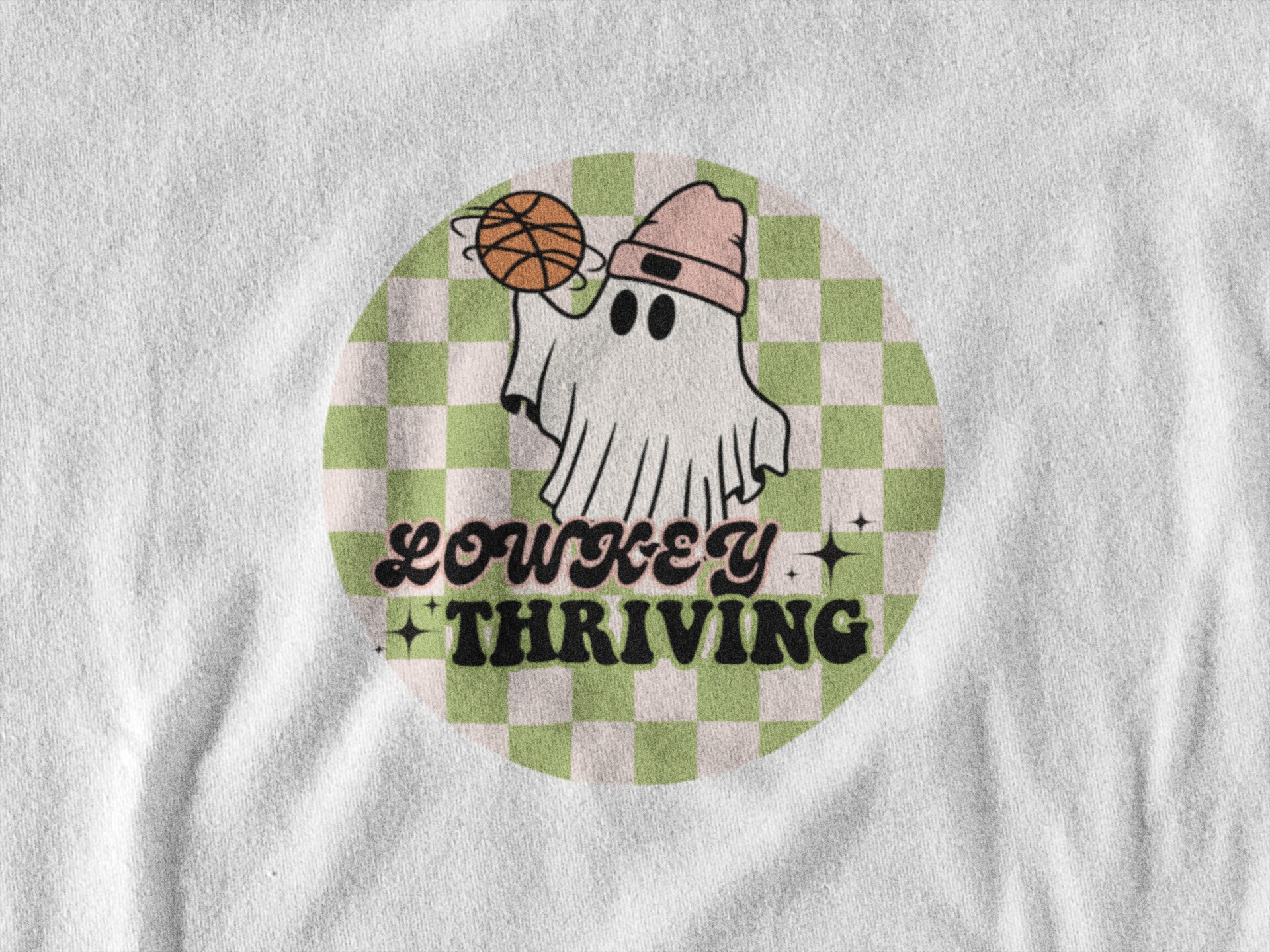 Retro Ghost PNG, Lowkey Thriving, You Matter PNG, Stay Positive Shirt ...