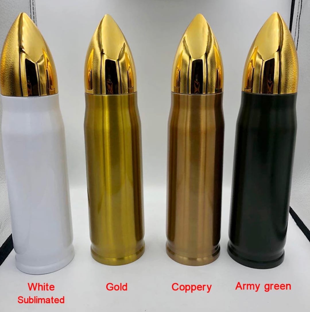 Bullet Tumbler Custom Bullet Thermos Stainless Steel Water - Etsy