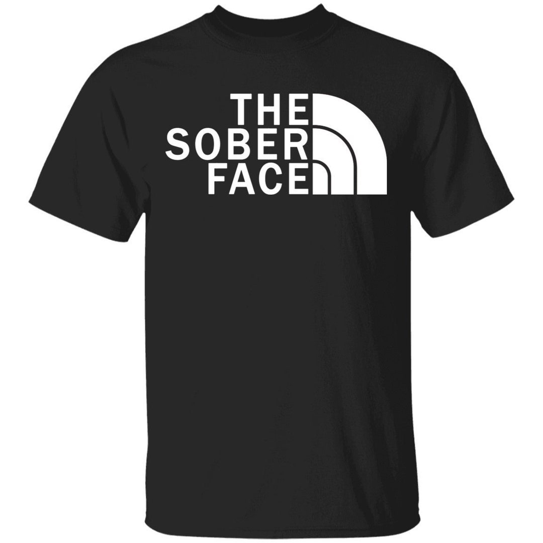 The Sober Face - Full Size Logo - G500 5.3 Oz. Unisex T-shirt ...