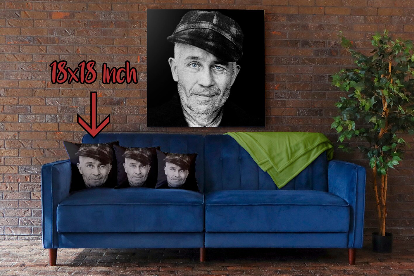 Ed Gein Couch Pillows 2-Sided Print 18x18inch | Etsy