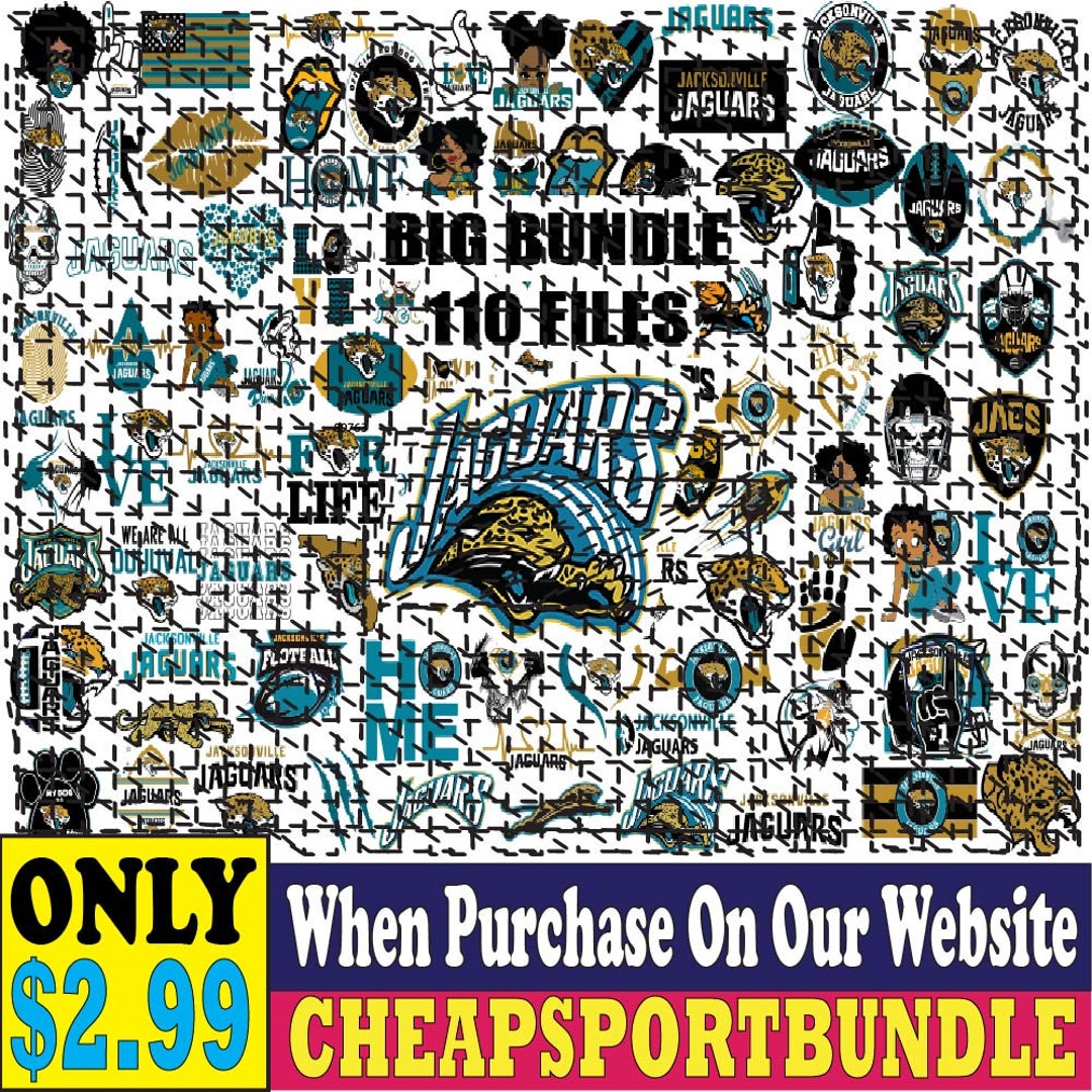 Jackso-nville-jag-uars-svg Clipart Bundle Cutting File - Etsy