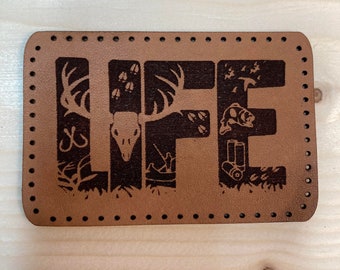 Leather Hunting Patch - Etsy