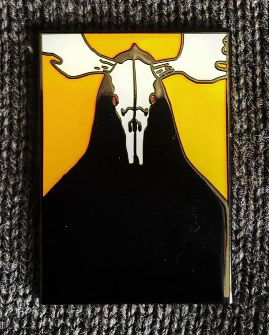 Moose Skull Creature Enamel Pin - Etsy