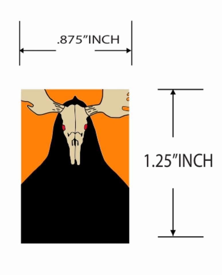 Moose Skull Creature Enamel Pin | Etsy