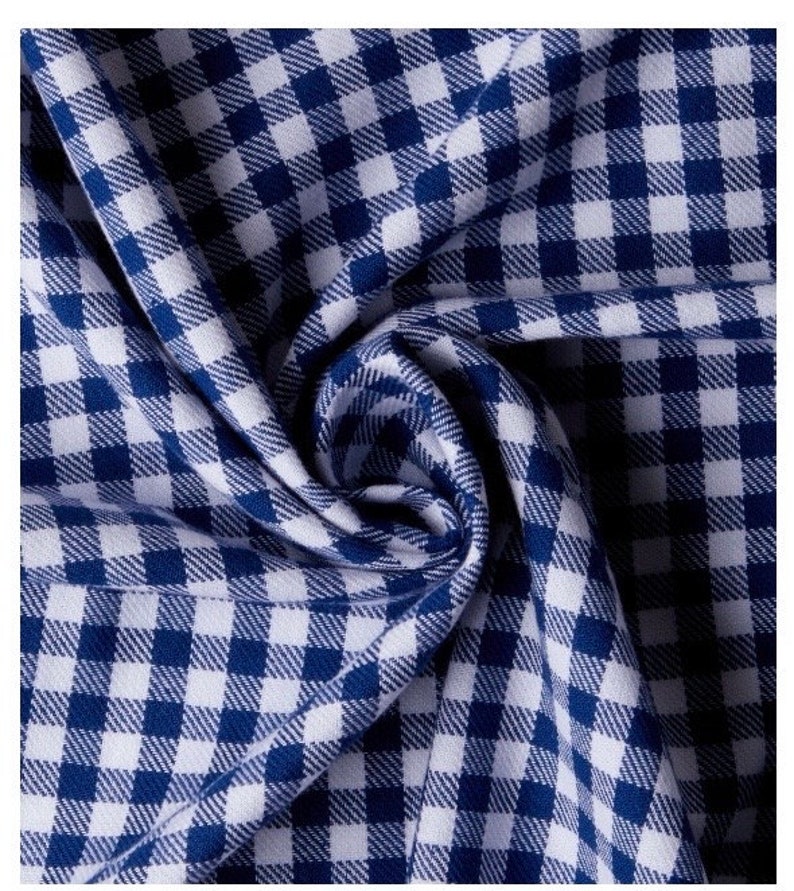 Eddie Bauer Blue Gingham Check Yarn Dyed Premium Cotton Fabric 1/2 Yard - Etsy