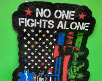 First Responders Flag Car Decal - Etsy