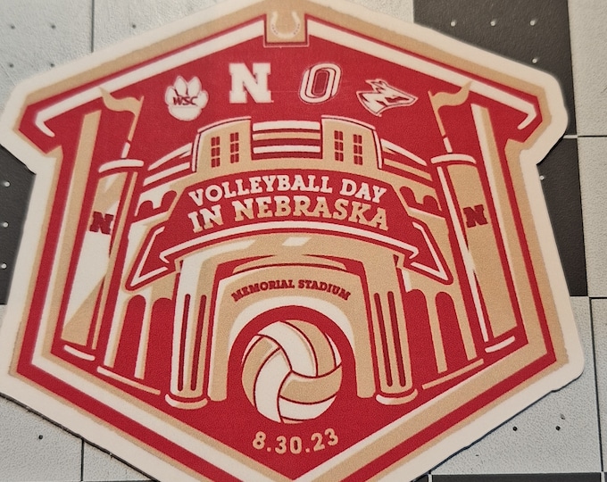 Nebraska Huskers Football Sticker / Laptop Sticker Transparent / GBR ...