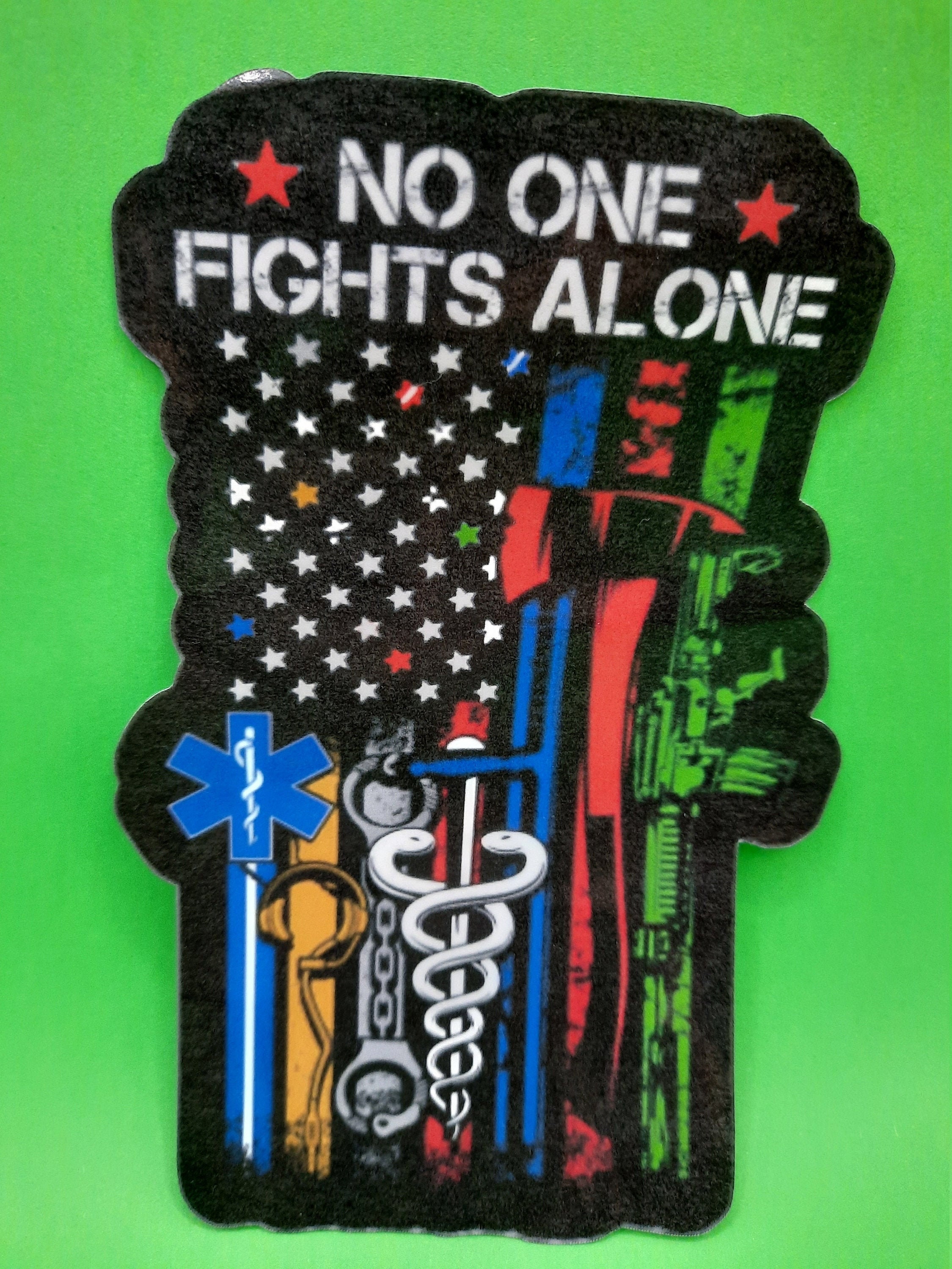 First Responders Icon Flag UV Decal 4 X 6 Inches - Etsy