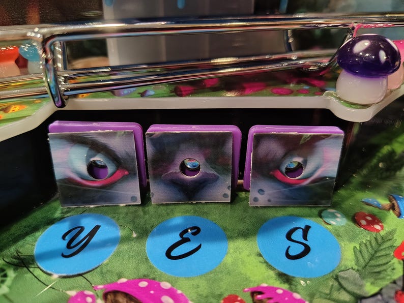 AGTW Pinball (3) Target Stickers, Laminated Vinyl, 2 Patterns, Gaming ...
