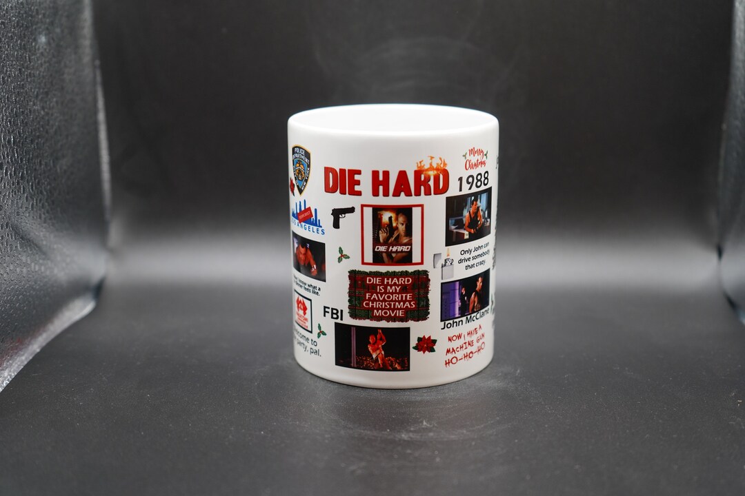 Die Hard Christmas 11oz Coffee Mug 100% Dishwasher and Microwave Safe ...