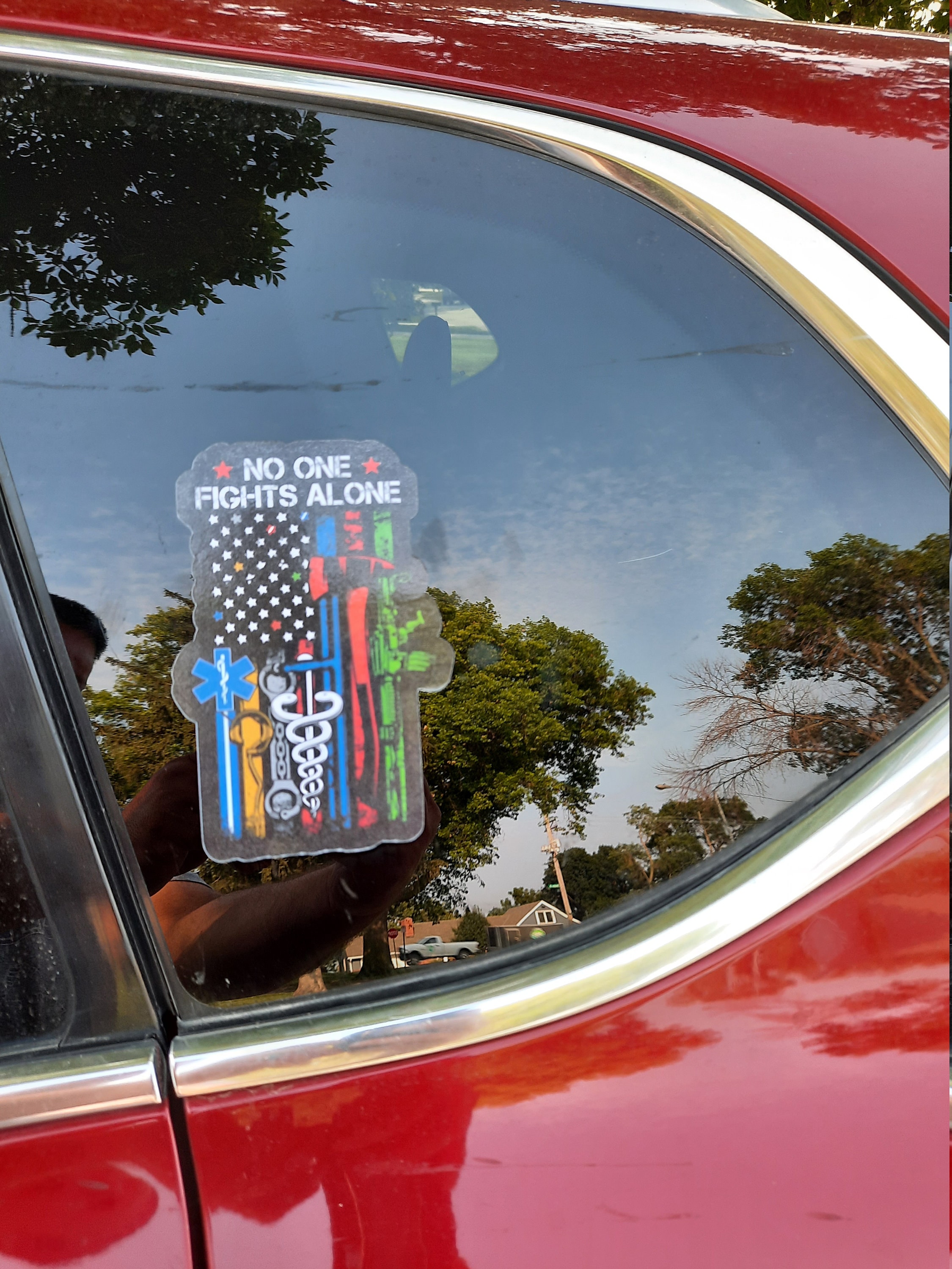 First Responders Icon Flag UV Decal 4 X 6 Inches - Etsy