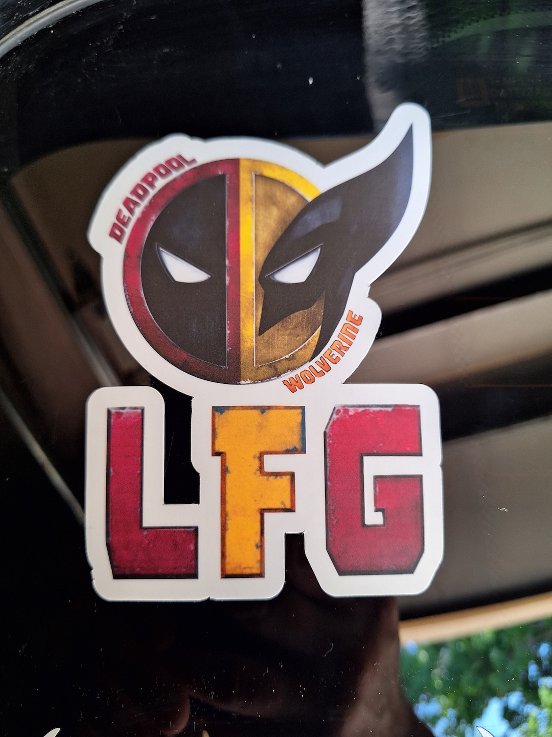 LFG Deadpool Wolverine UV Decal 3.5 X 5 Inches - Etsy