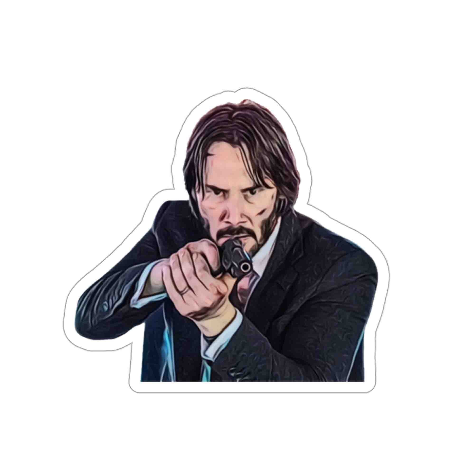John Wick Inspired Sticker Design / John Wick Sticker , John Wick Fans ...