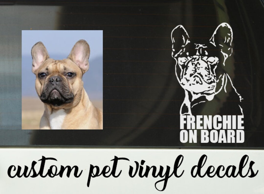 Custom Pet Vinyl Decal, Car Decal, Cats and Dogs Decals - Etsy